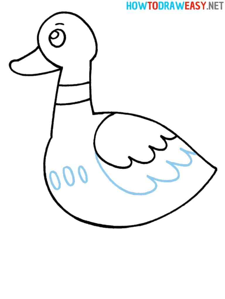 How to Draw a Duck - How to Draw Easy