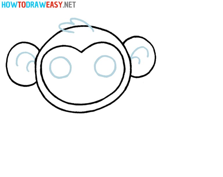 How to Draw a Monkey - How to Draw Easy
