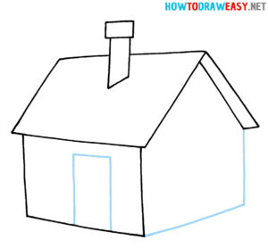 How to Draw a House Step by Step - How to Draw Easy