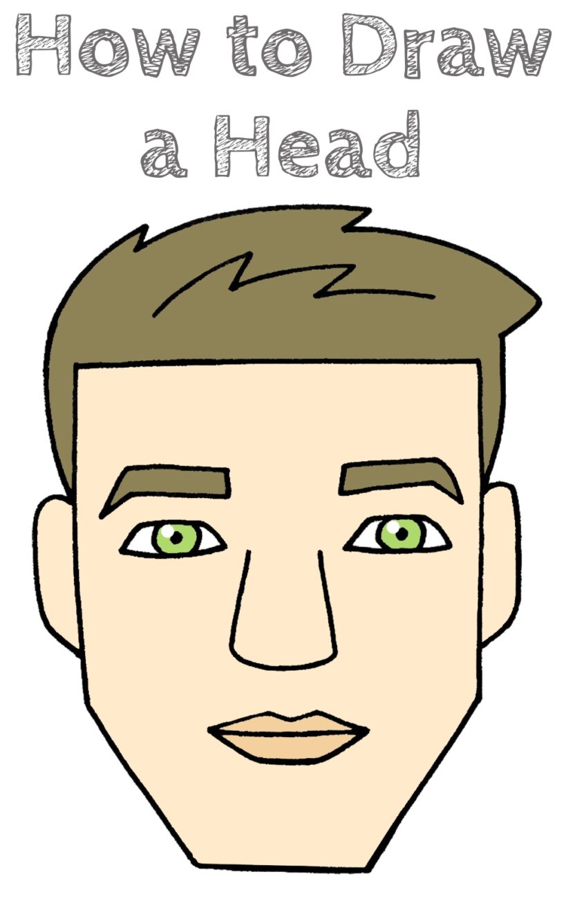 How to Draw a Head - How to Draw Easy