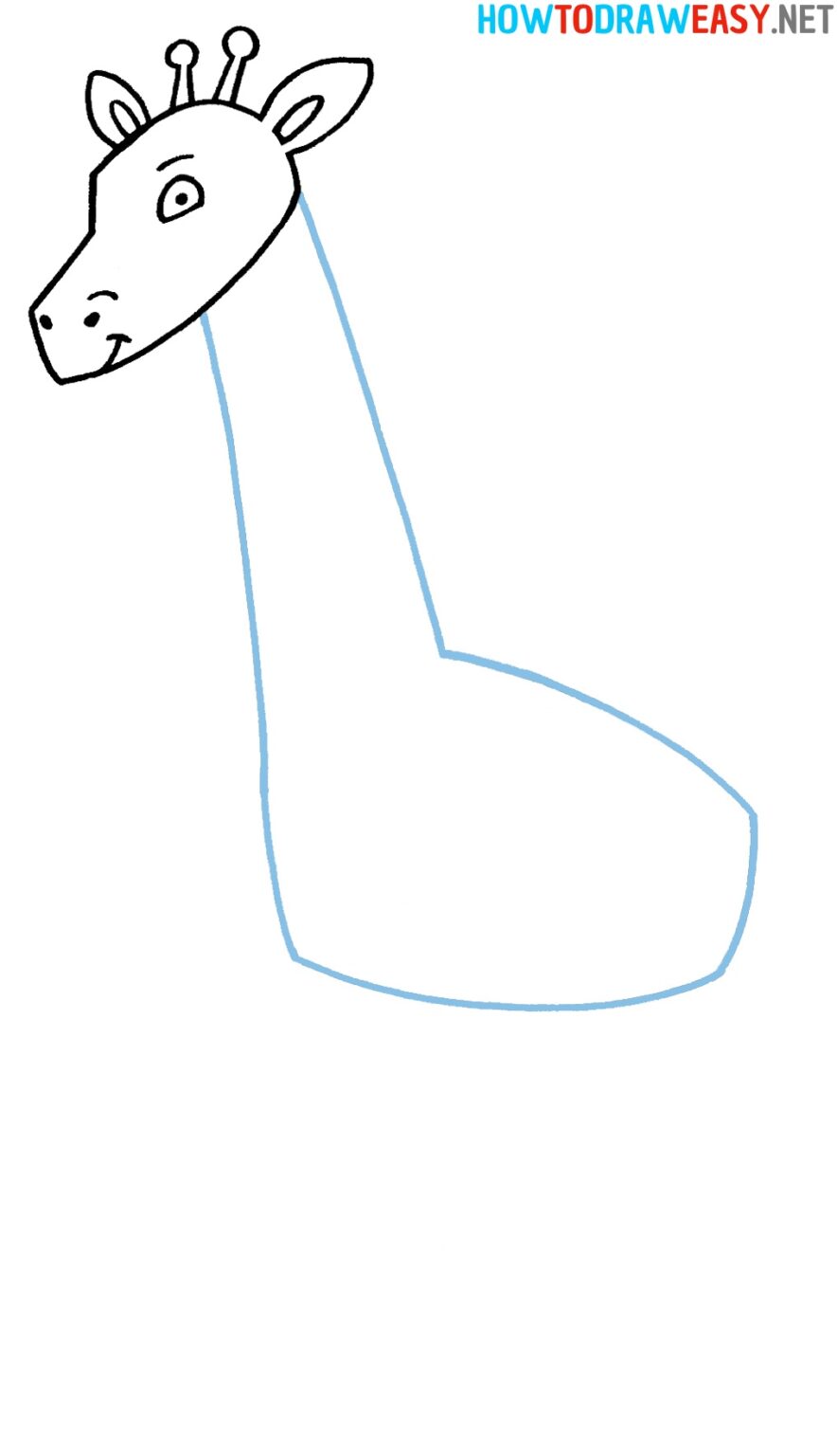 How to Draw a Giraffe - How to Draw Easy