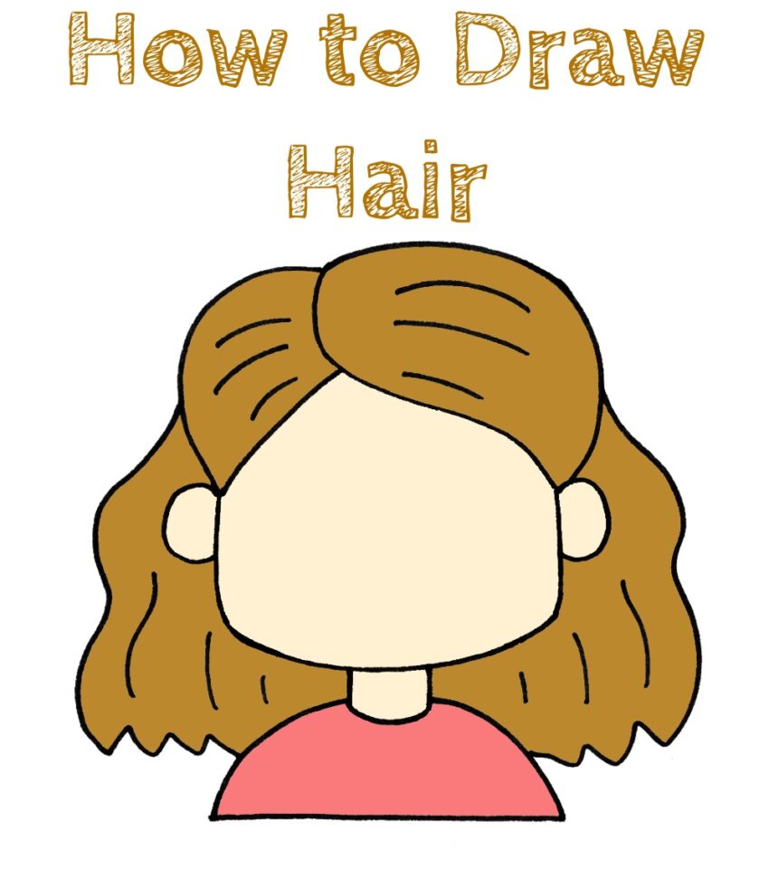 How to Draw Hair - How to Draw Easy