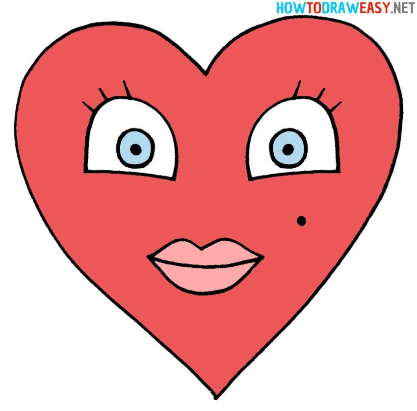 How to Draw a Heart - How to Draw Easy