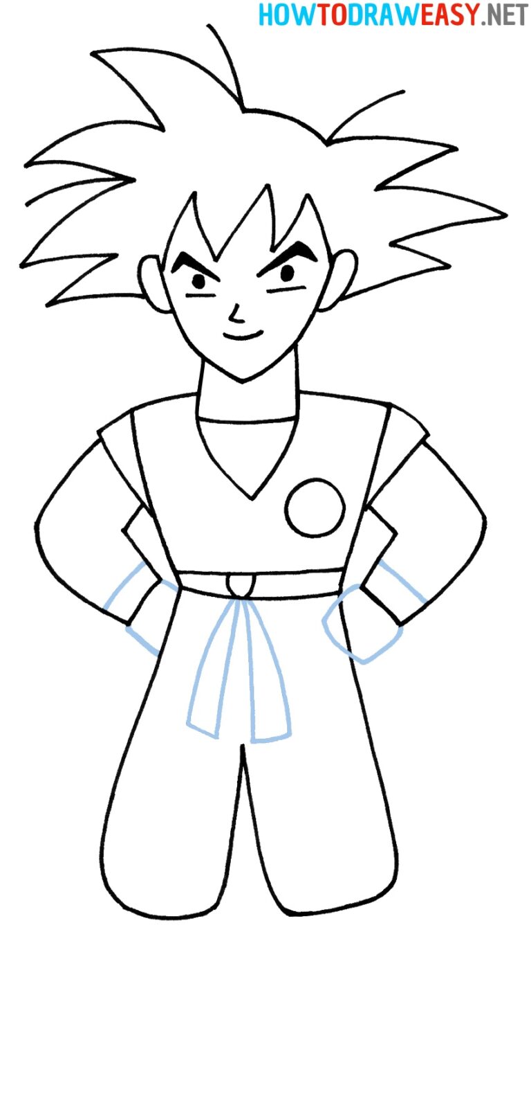 How to Draw Goku - How to Draw Easy