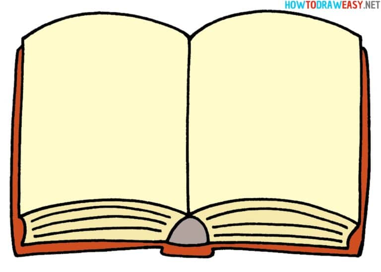 How to Draw a Book - How to Draw Easy