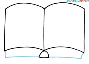 How to Draw a Book - How to Draw Easy