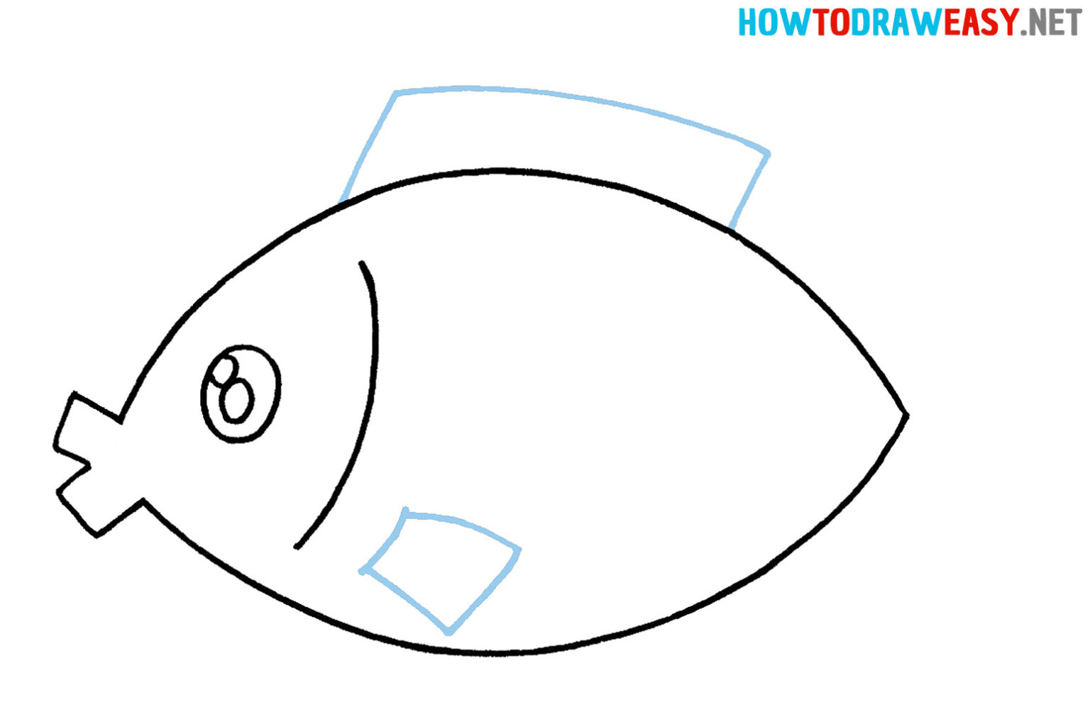 How to Draw a Fish Easy - How to Draw Easy