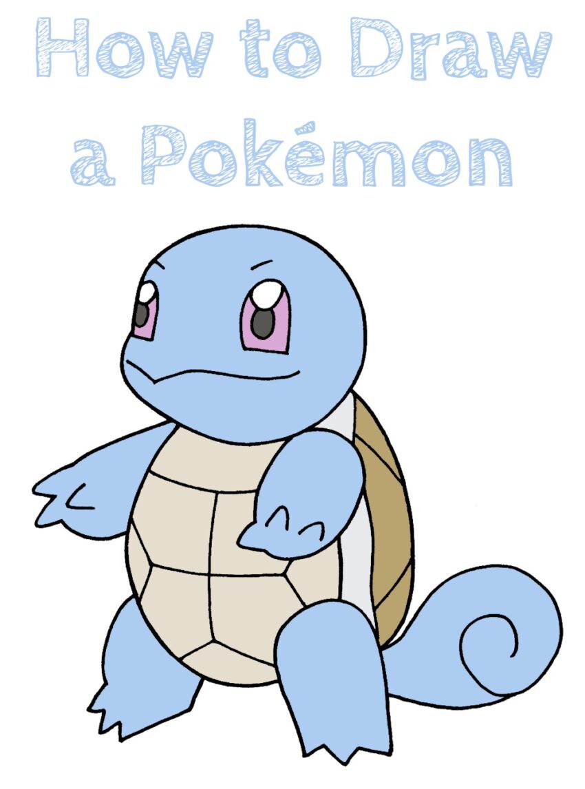 How to Draw a Pokémon - How to Draw Easy