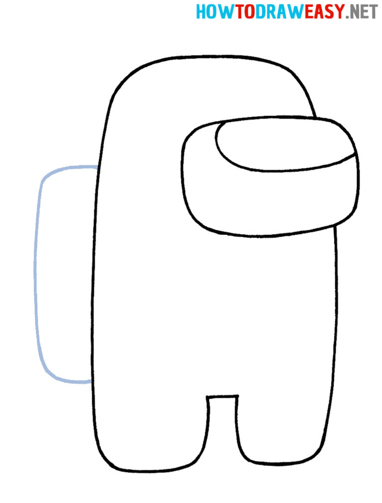 How to Draw Among Us Character - How to Draw Easy