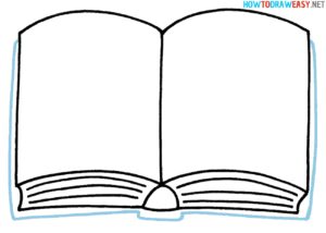 How to Draw a Book - How to Draw Easy