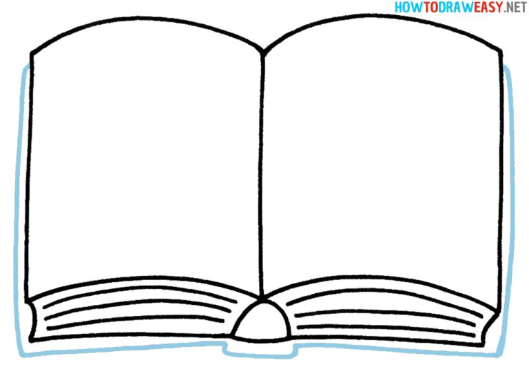 How to Draw a Book - How to Draw Easy