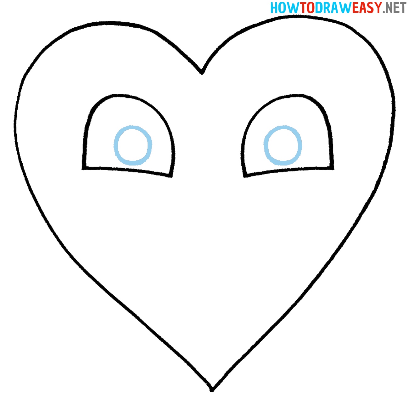 How To Draw A Heart Draw For Kids