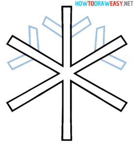 How to Draw a Snowflake - How to Draw Easy