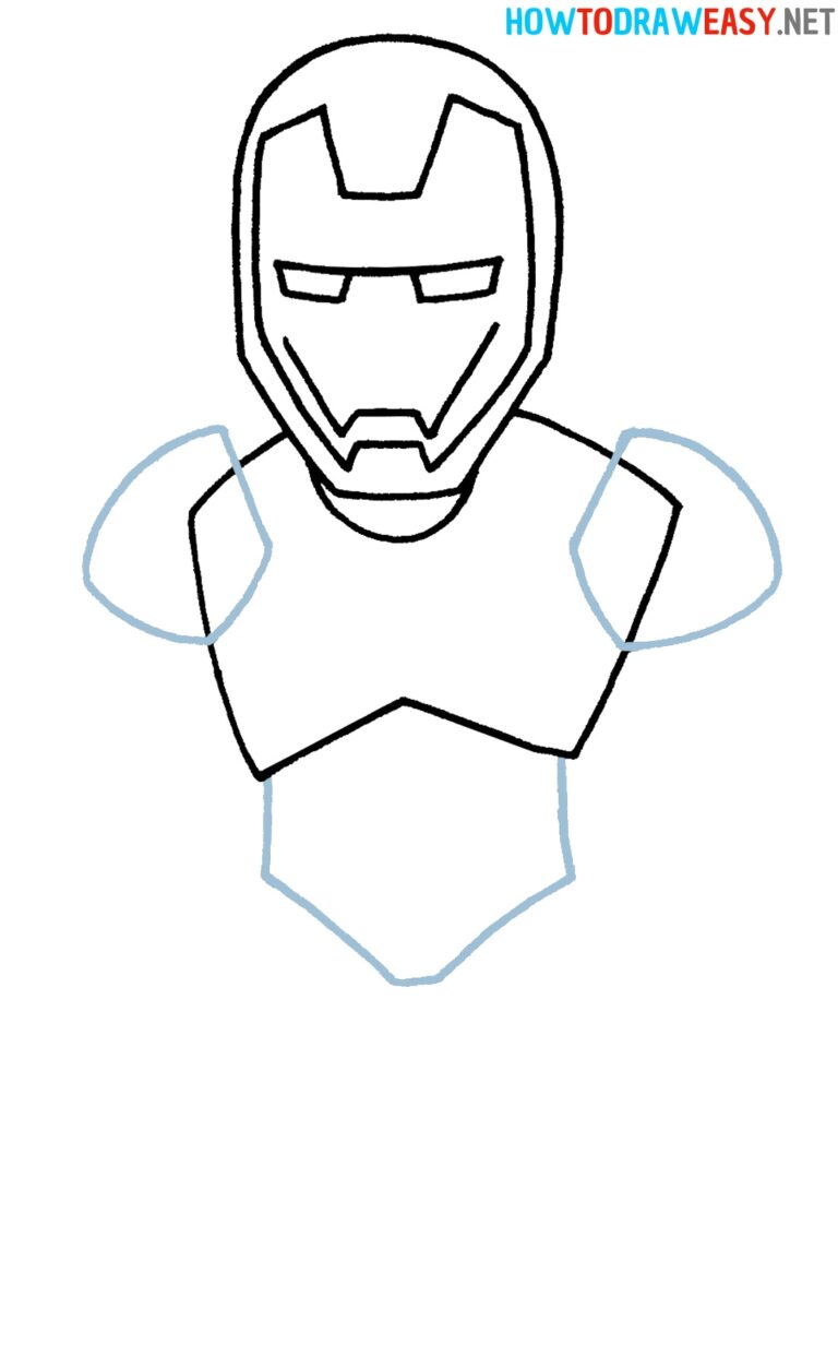 How to Draw Iron Man Step by Step - How to Draw Easy
