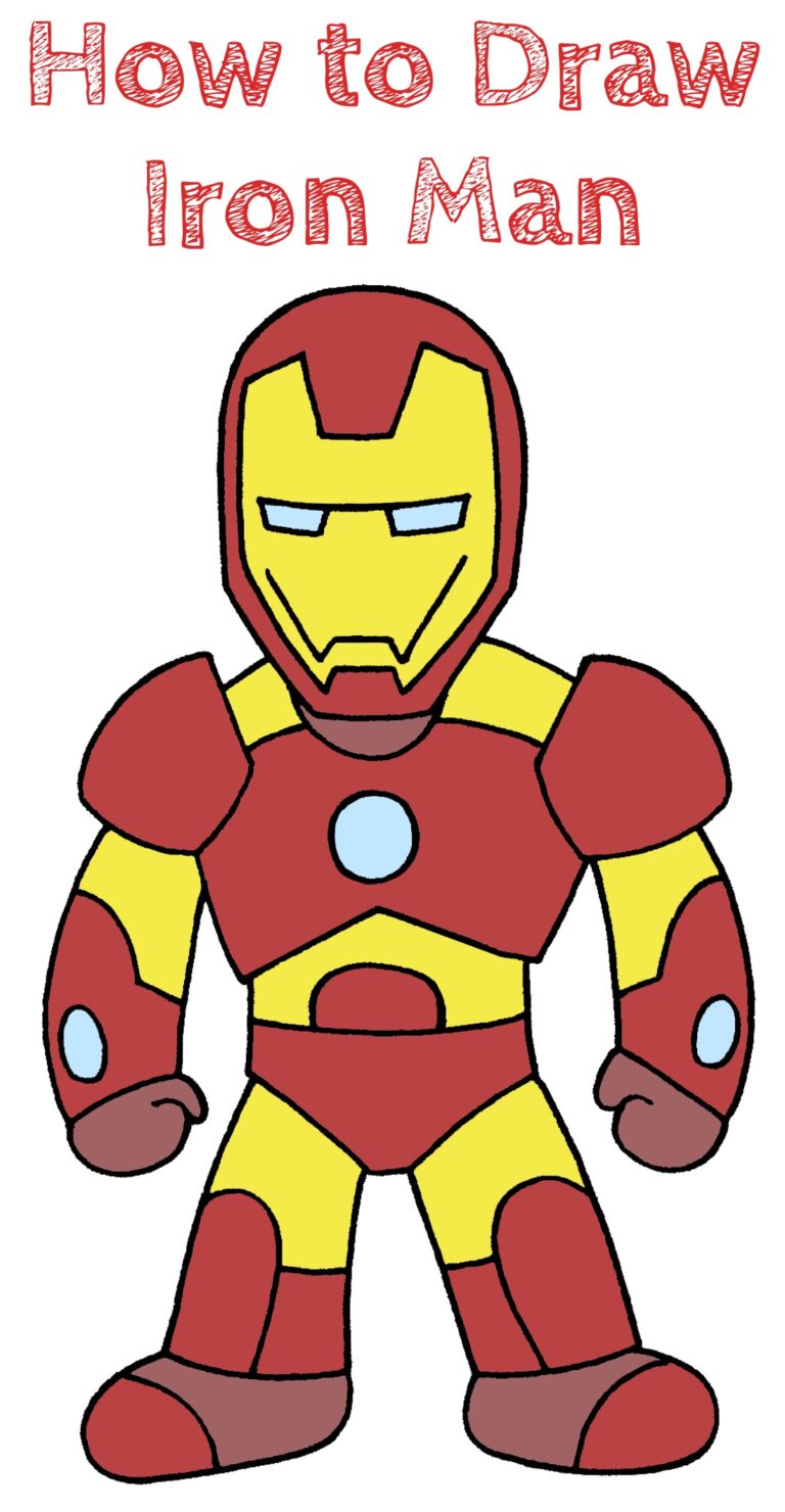 How to Draw Iron Man Step by Step - How to Draw Easy