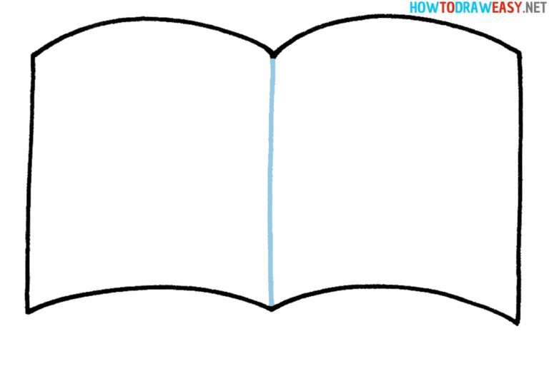 How to Draw a Book - How to Draw Easy