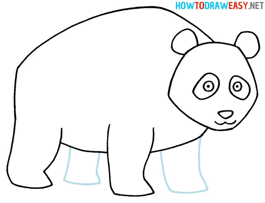 How to Draw a Panda - How to Draw Easy