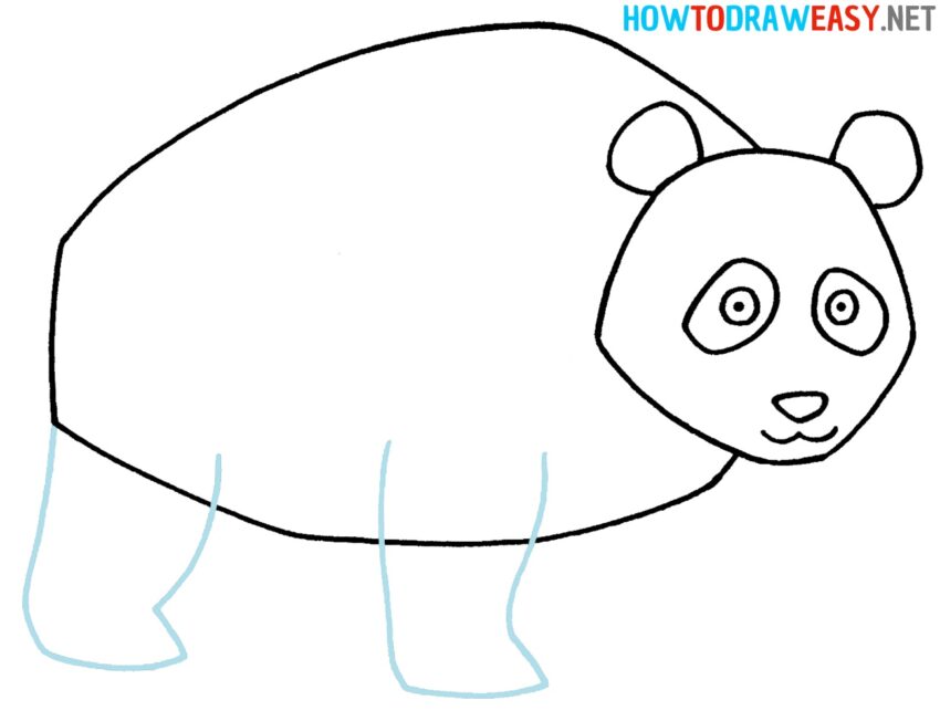 How to Draw a Panda - How to Draw Easy