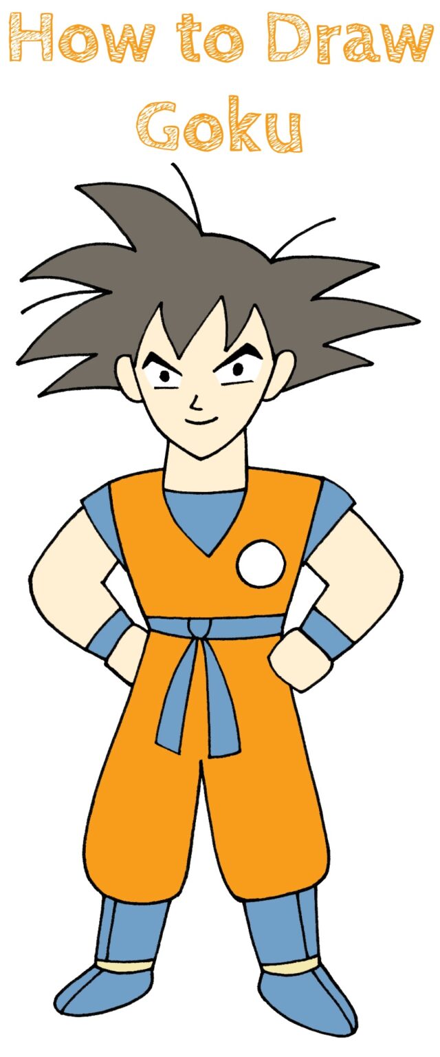 How to Draw Goku - How to Draw Easy