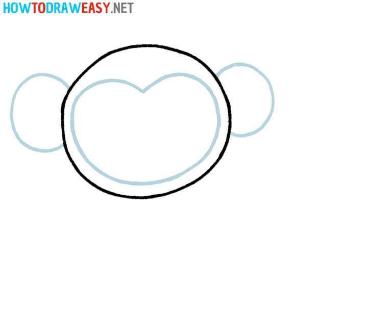 How to Draw a Monkey - How to Draw Easy