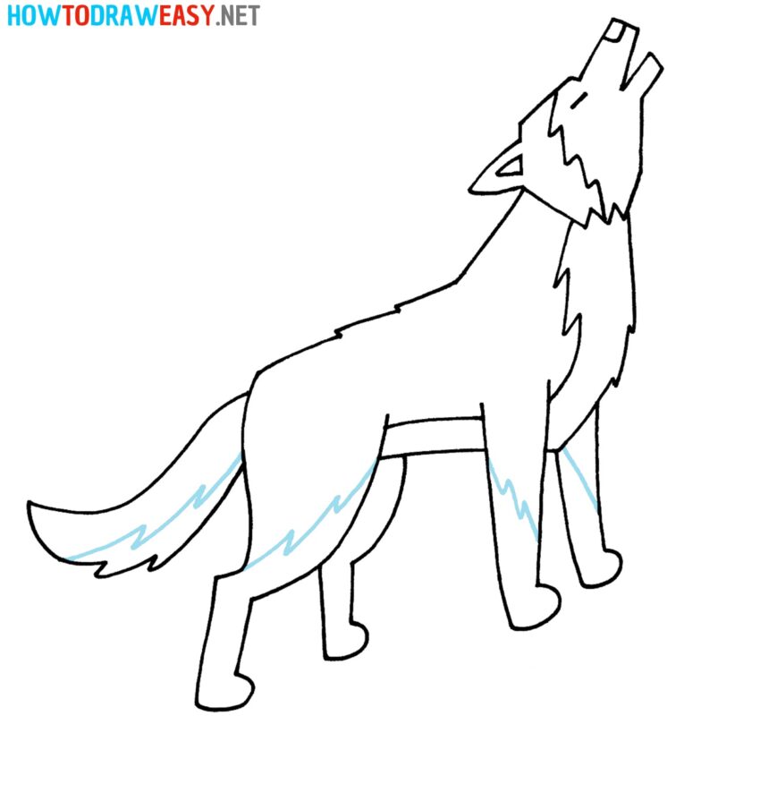 How to Draw a Wolf - How to Draw Easy