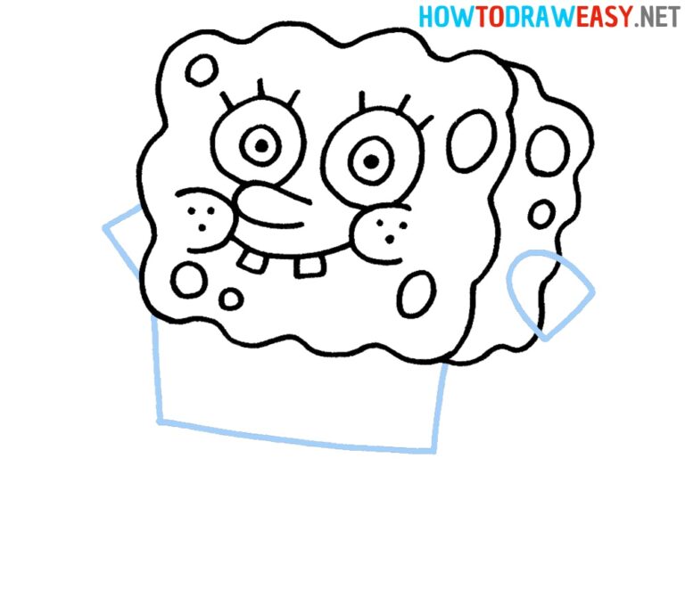 How to Draw SpongeBob SquarePants - How to Draw Easy