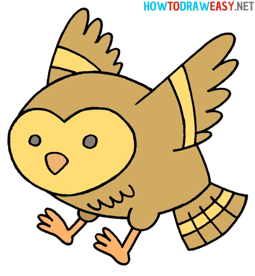 How to Draw an Owl Step by Step - How to Draw Easy