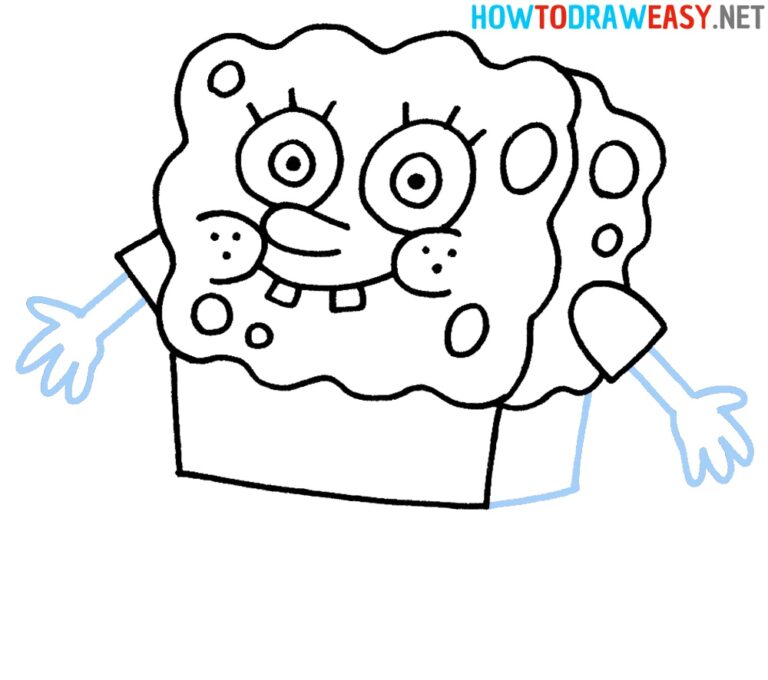 How to Draw SpongeBob SquarePants - How to Draw Easy
