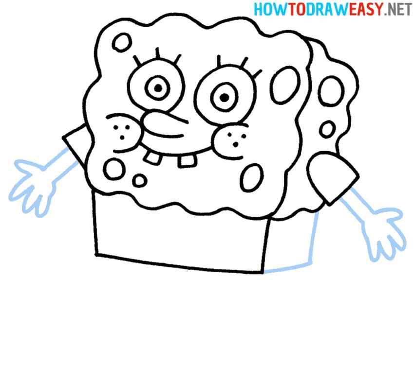 How to Draw SpongeBob SquarePants - How to Draw Easy