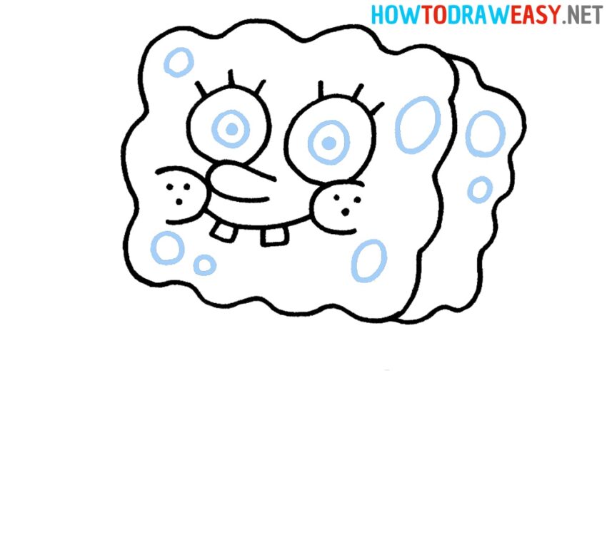How to Draw SpongeBob SquarePants - How to Draw Easy