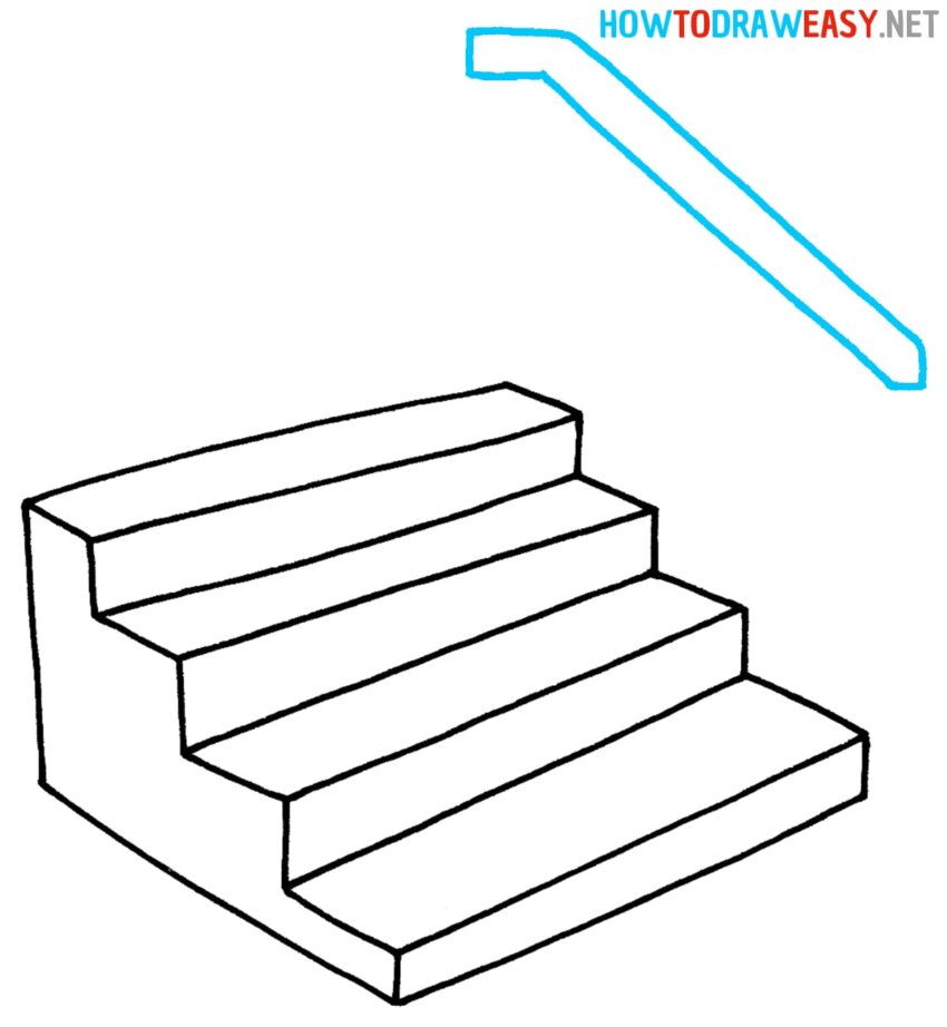 How to Draw Stairs - How to Draw Easy