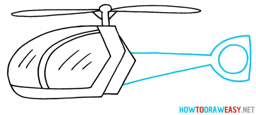 How to Draw a Helicopter - How to Draw Easy