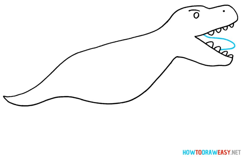 How to Draw a T-Rex - How to Draw Easy
