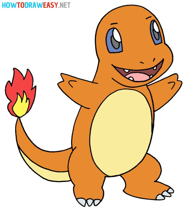 How to Draw Charmander - How to Draw Easy
