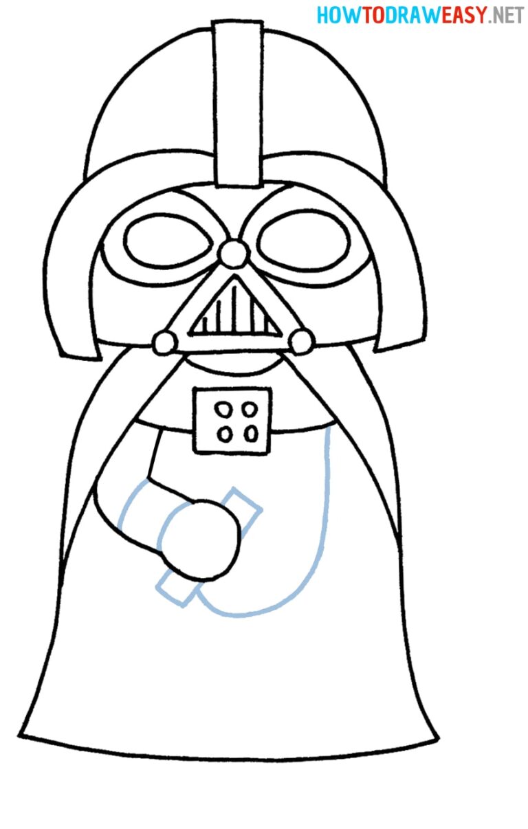 How to Draw Darth Vader - How to Draw Easy