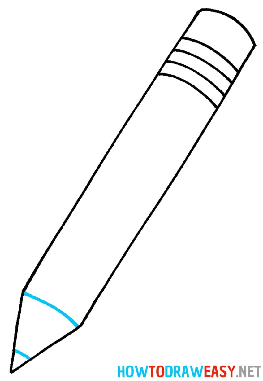 How to Draw a Pencil - How to Draw Easy