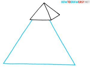 How to Draw a Pyramid - How to Draw Easy