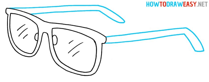 How to Draw Glasses - How to Draw Easy