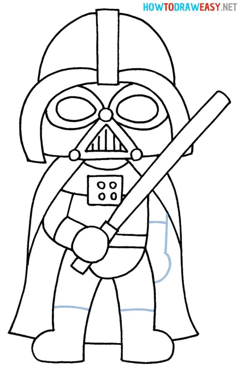 How to Draw Darth Vader - How to Draw Easy