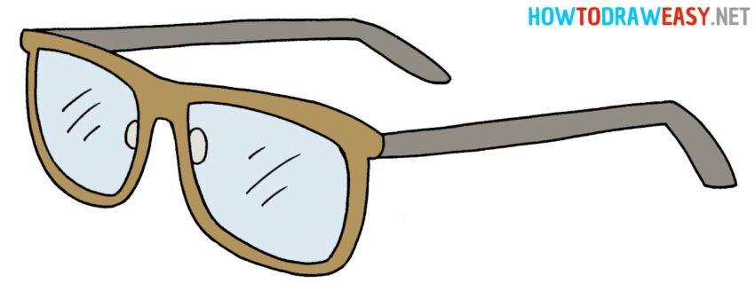 How to Draw Glasses - How to Draw Easy