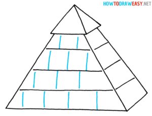 How to Draw a Pyramid - How to Draw Easy