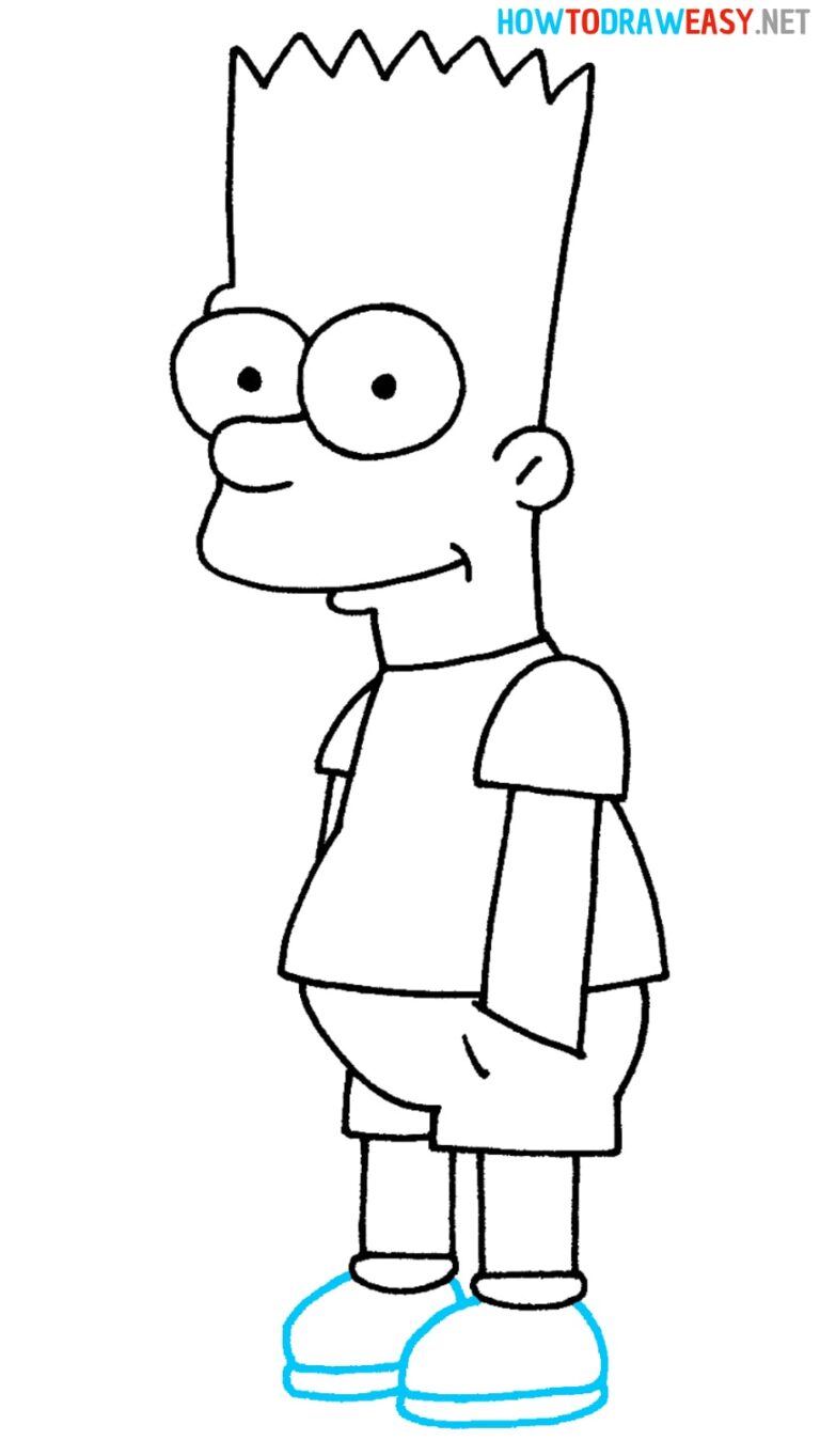 How to Draw Bart Simpson - How to Draw Easy