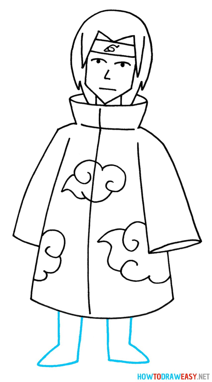 How to Draw Itachi - How to Draw Easy