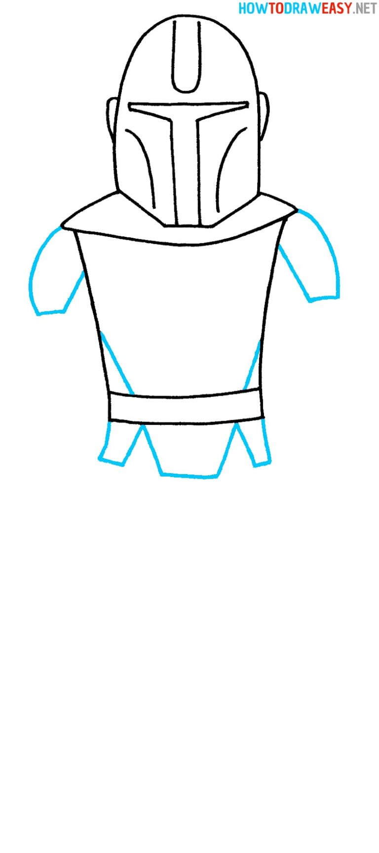 How to Draw The Mandalorian - How to Draw Easy