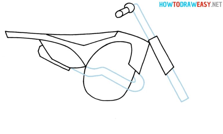 How to Draw a Motorcycle - How to Draw Easy