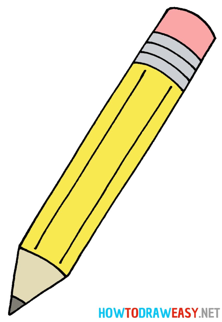 How to Draw a Pencil - How to Draw Easy