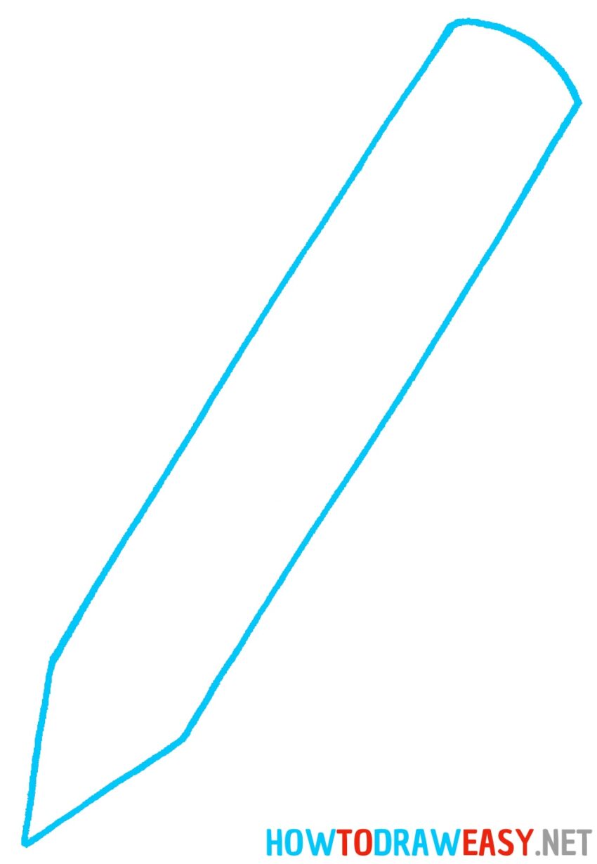 How to Draw a Pencil - How to Draw Easy