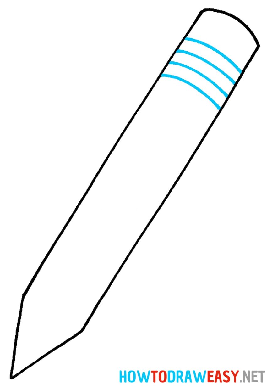 How to Draw a Pencil - How to Draw Easy