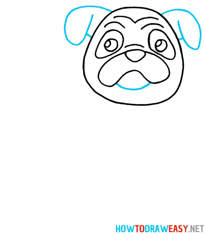 How to Draw a Pug - How to Draw Easy