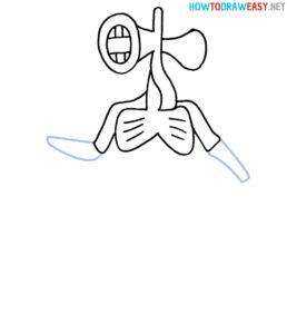 How to Draw Siren Head - How to Draw Easy